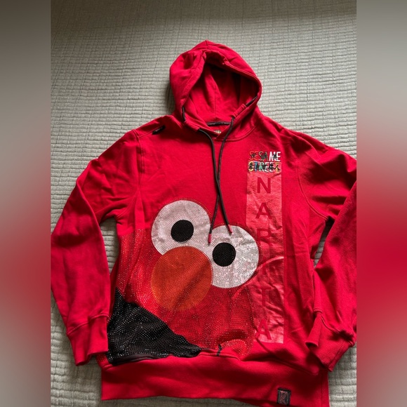 dekryptic | Shirts | Dekryptic Elmo Sequin Hoodie Long Sleeve Sesame ...